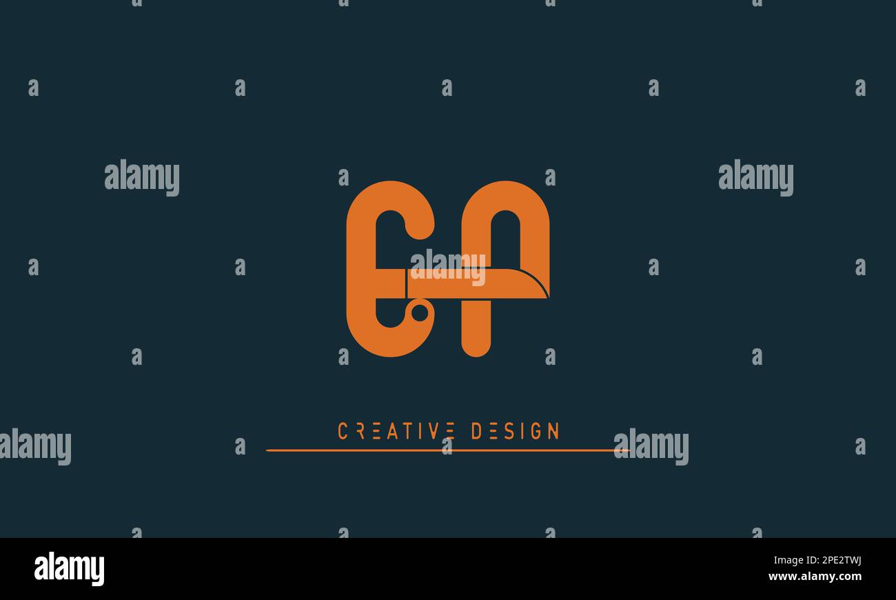 Alphabet letters Initials Monogram logo EP , PE Stock Vector Image ...