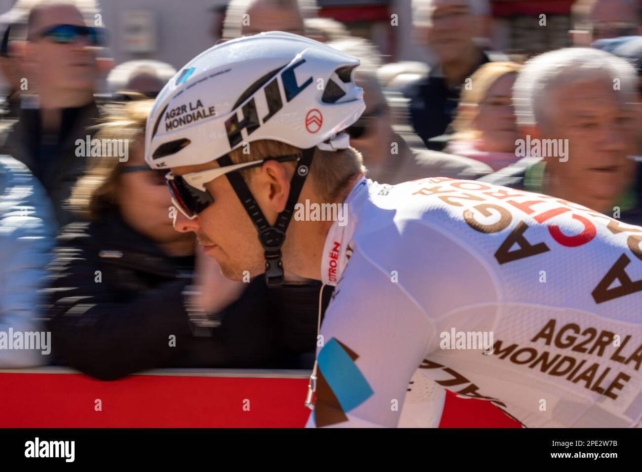 Turin, Italy. 15th Mar, 2023. Benoit Cosnefroy (AG2R Citroen) (Photo by ...