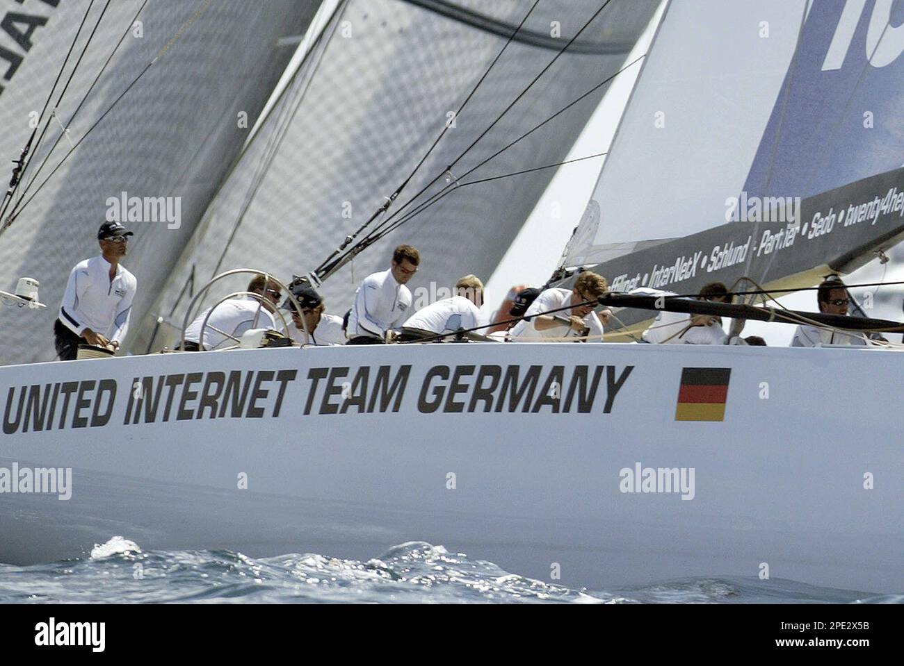 German United Internet Challenge team sails during the first day of ...
