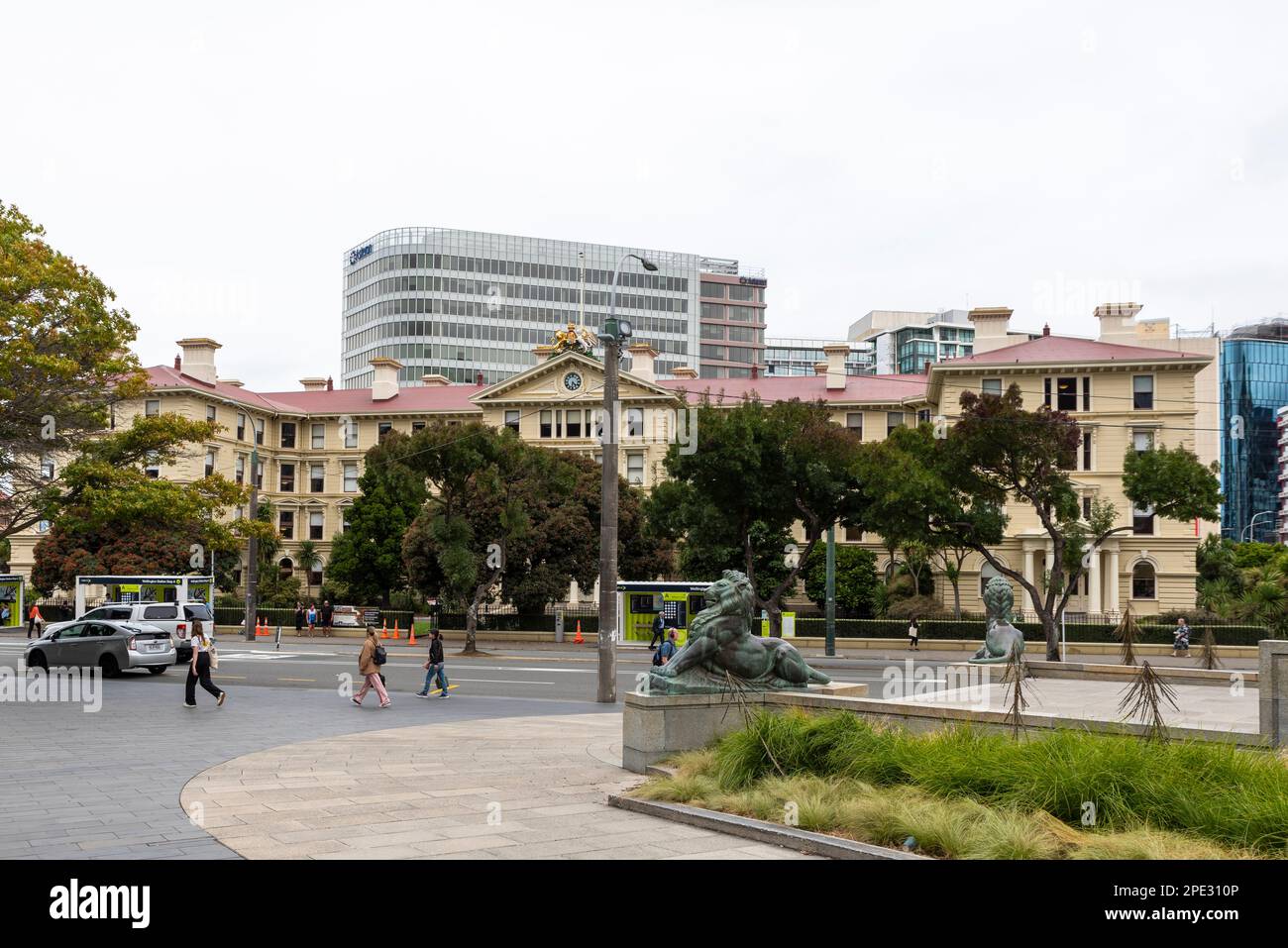 Old Government Buildings, Wellington, New Zealand, on Lambton Quay ...