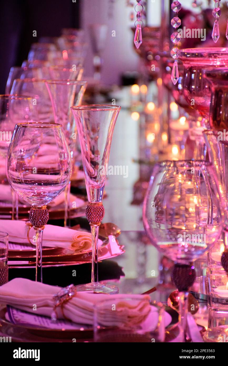 Beautiful Event Decoration Stock Photo - Alamy