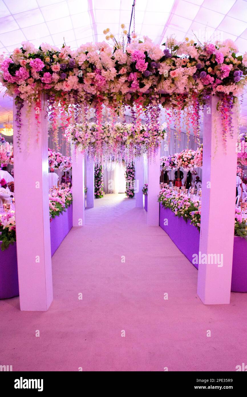 Wedding flower decoration hi-res stock photography and images - Alamy