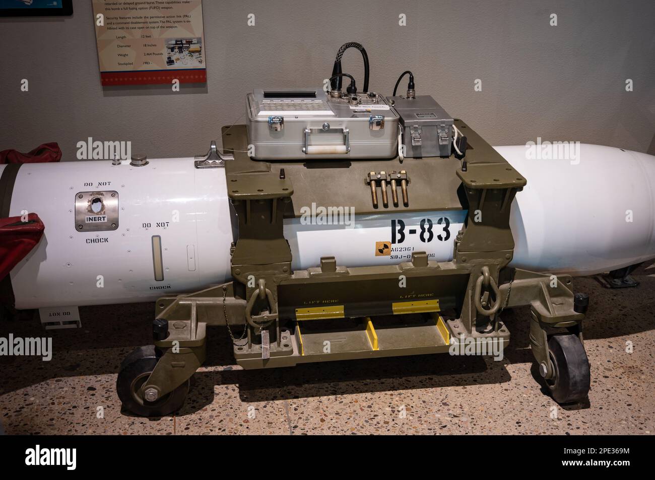 Giant rocket exhibit in museum interior view educational historic space ...