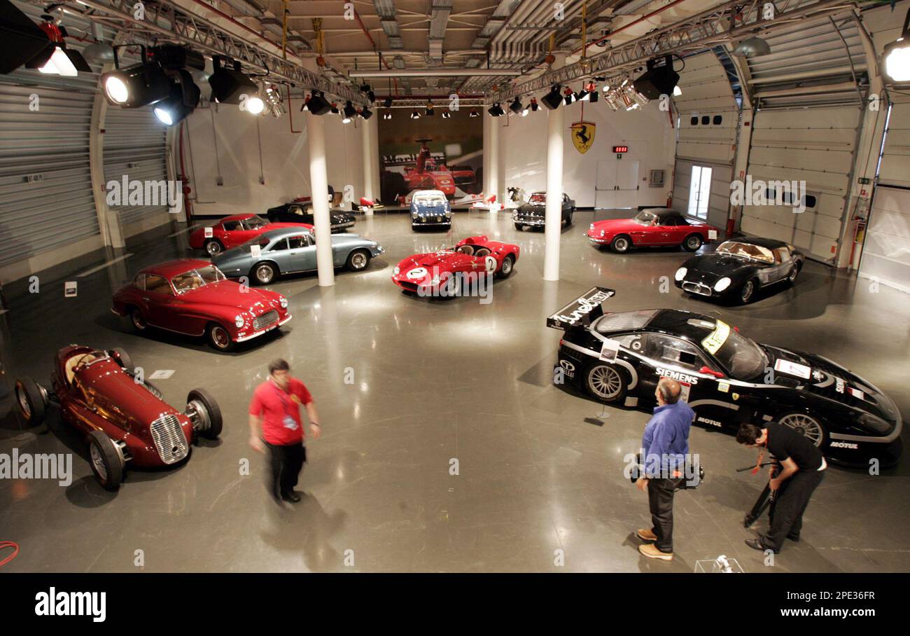 A semi-general view of part of the dream cars and memorabilia to be ...