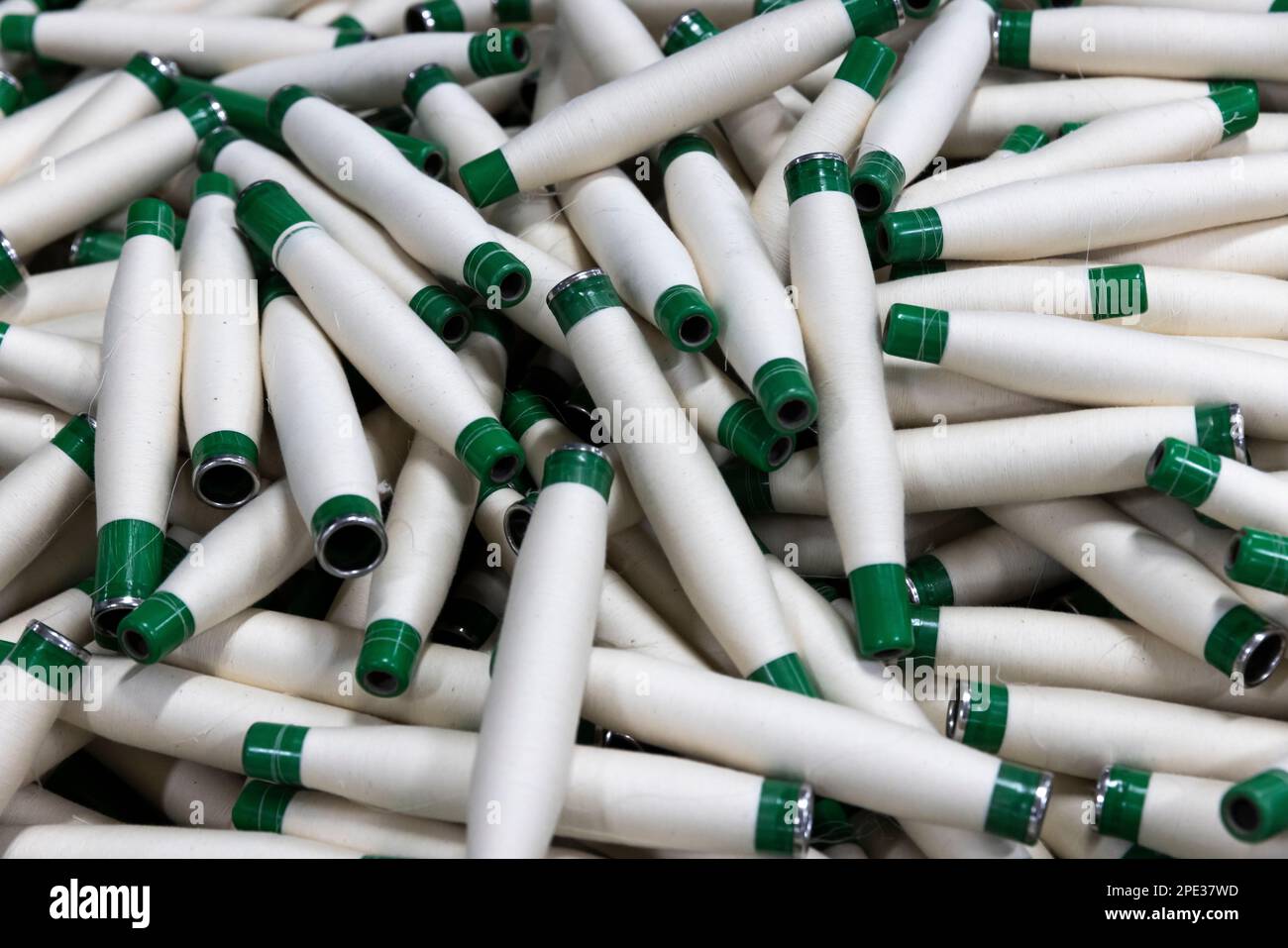 rolls of cotton yarn Stock Photo - Alamy