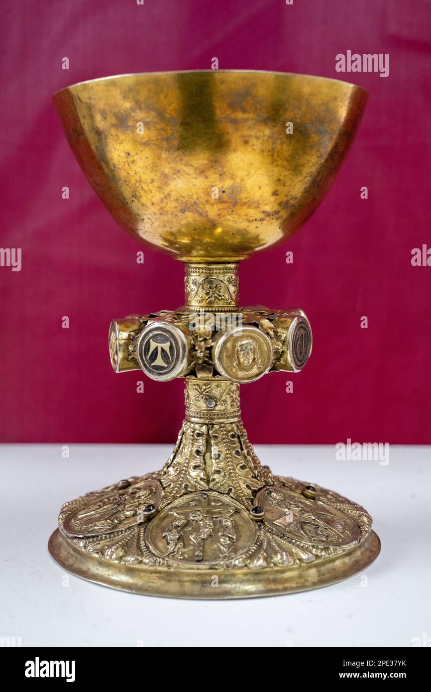 Greifswald, Germany. 15th Mar, 2023. The Naugard communion chalice ...