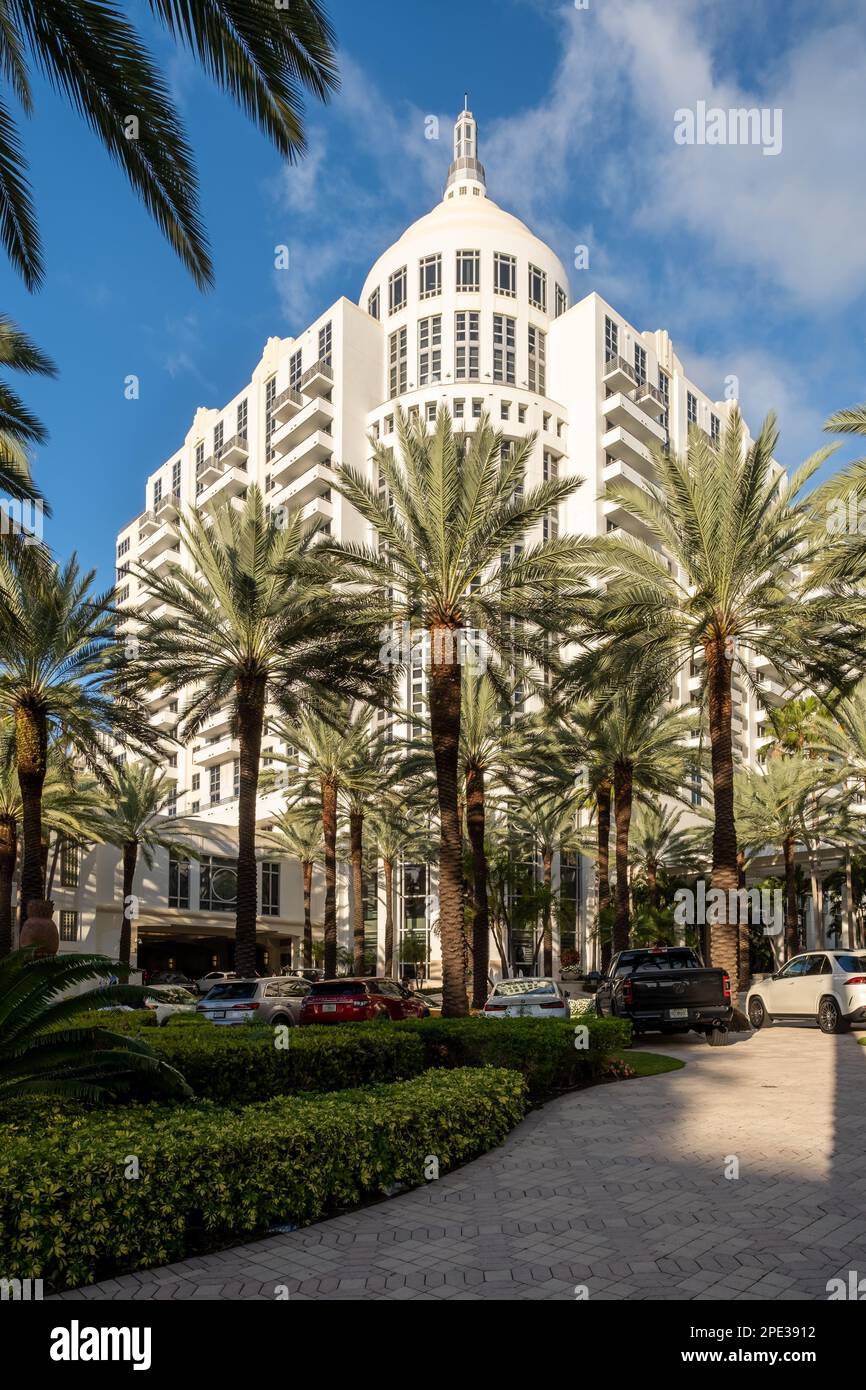 The Loews Hotel at Miami Beach Stock Photo - Alamy