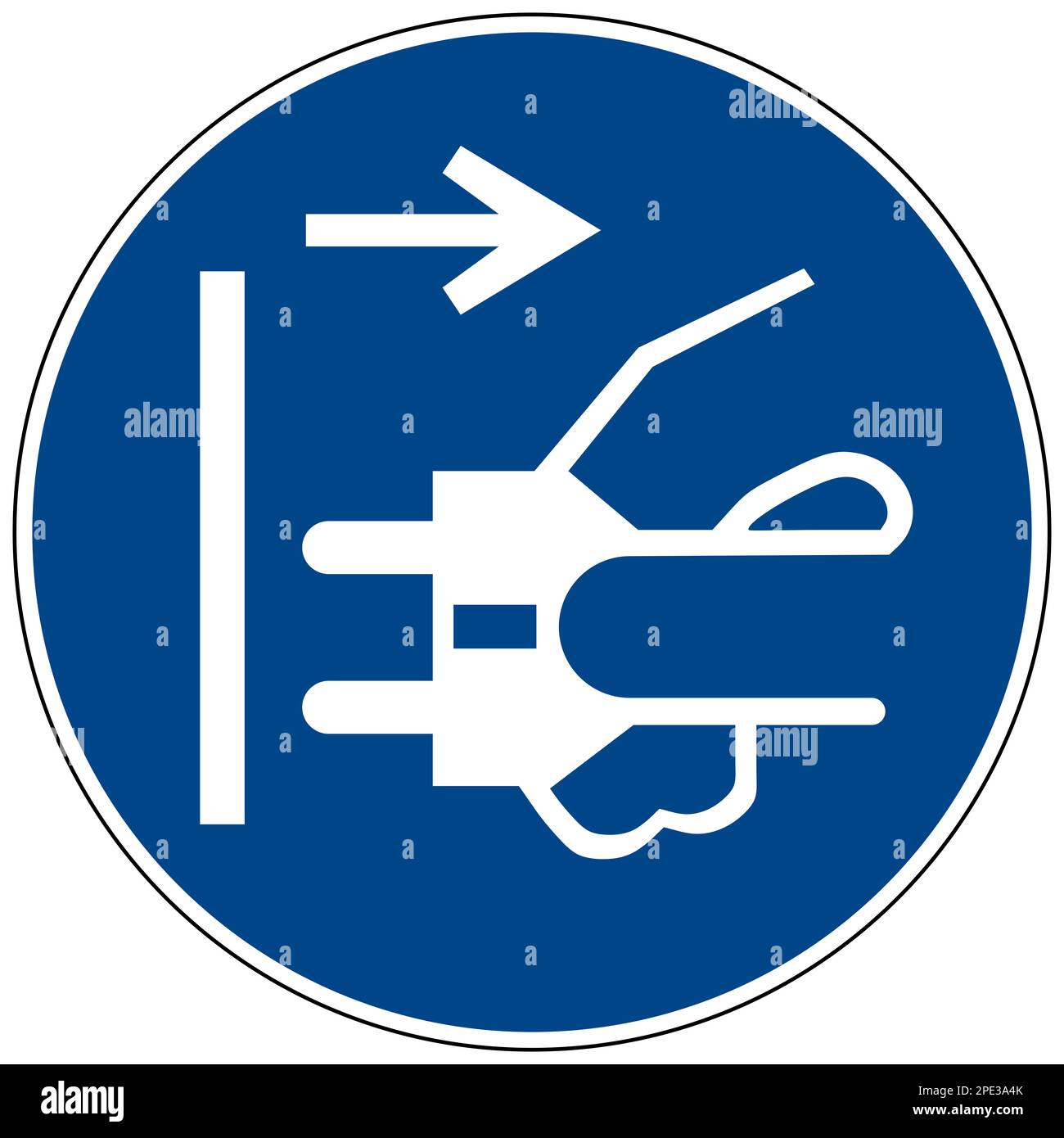 ISO 7010 Disconnect mains plug from electrical outlet Stock Photo - Alamy