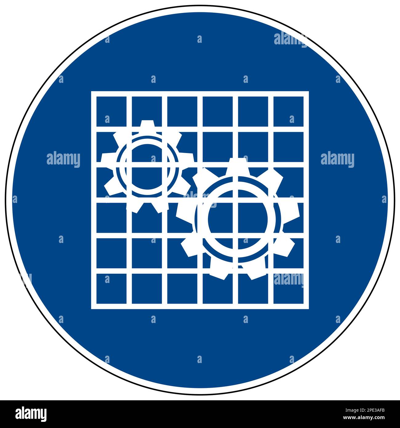 ISO 7010 install or check guard sign Stock Photo - Alamy ISO 7010 install or check guard sign Stock Photo - Alamy