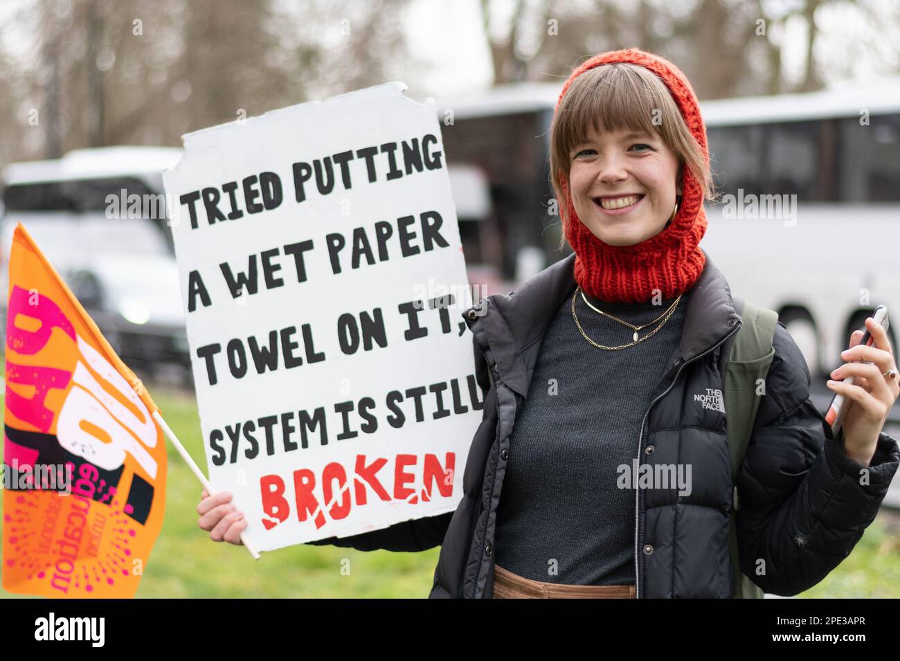Save Our Schools demo - London, UK. 15 March, 2023. Thousands of ...
