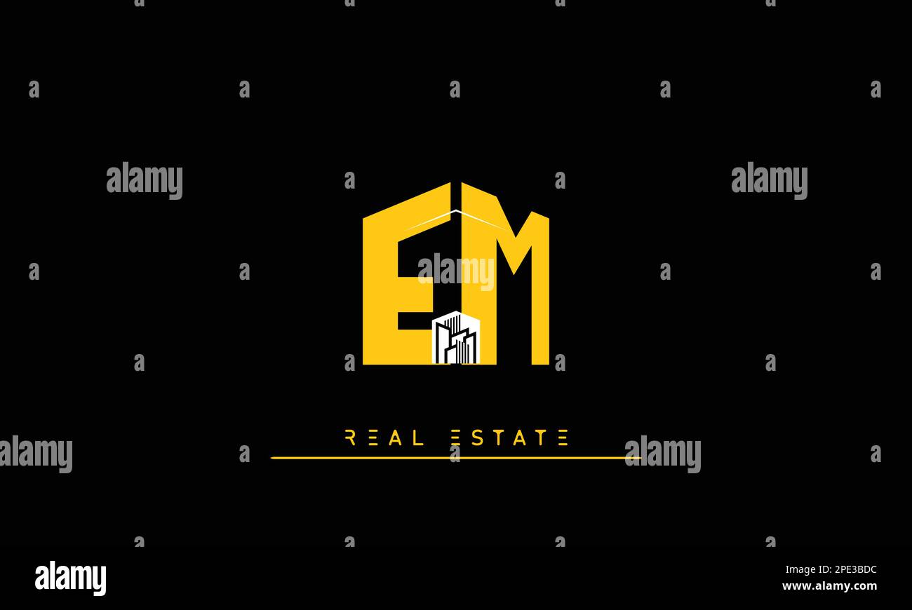Em real estate symbol hi-res stock photography and images - Alamy