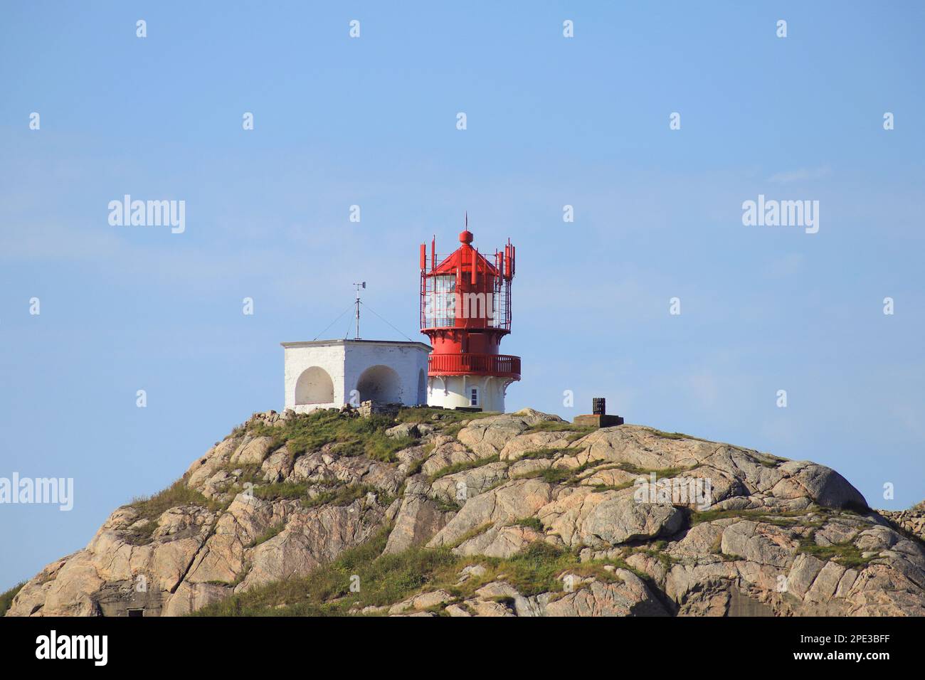 View at the Lindesnes lighthouse, South Norway Stock Photo - Alamy