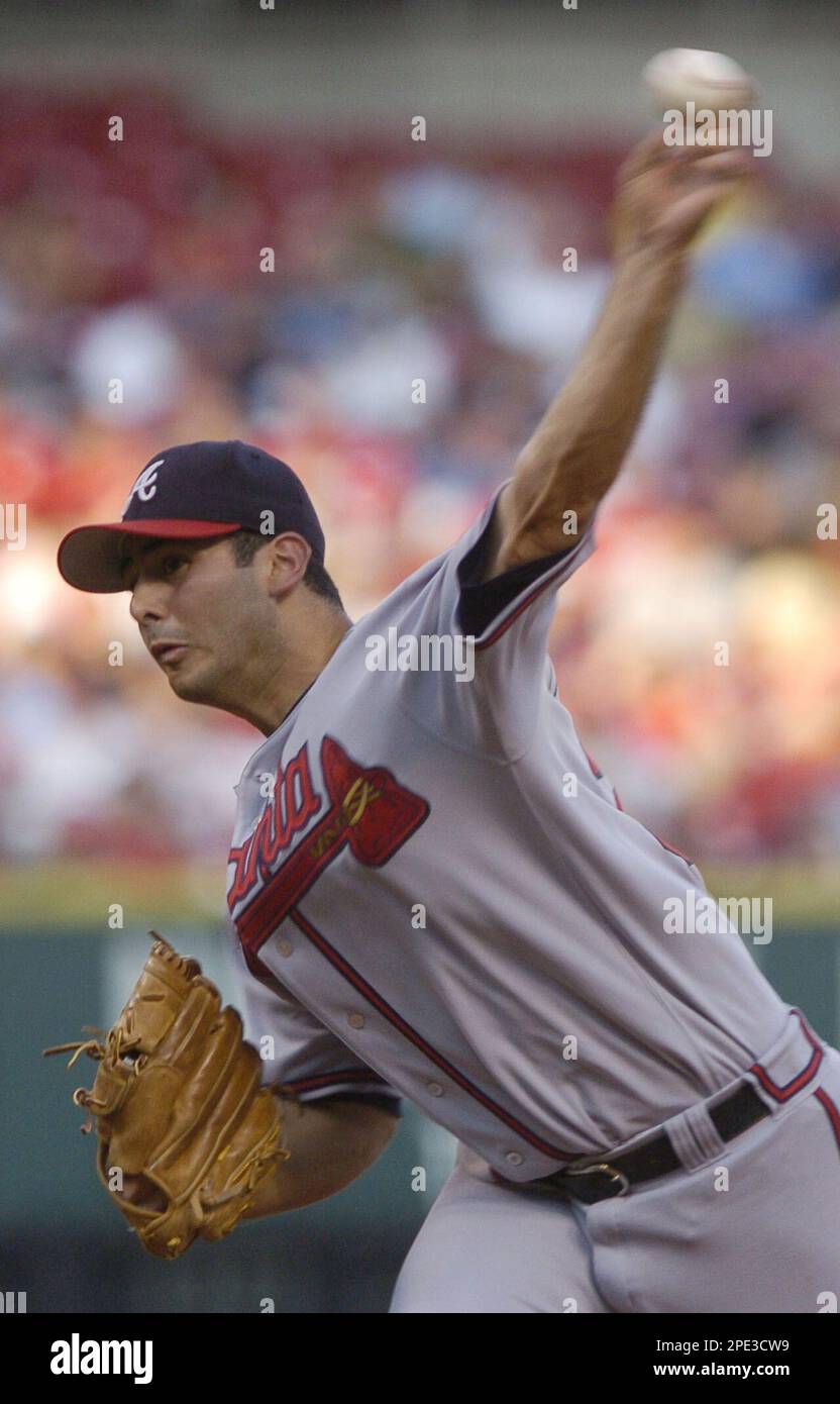 Atlanta Braves pitcher Horacio Ramirez delivers against the Cincinnati ...