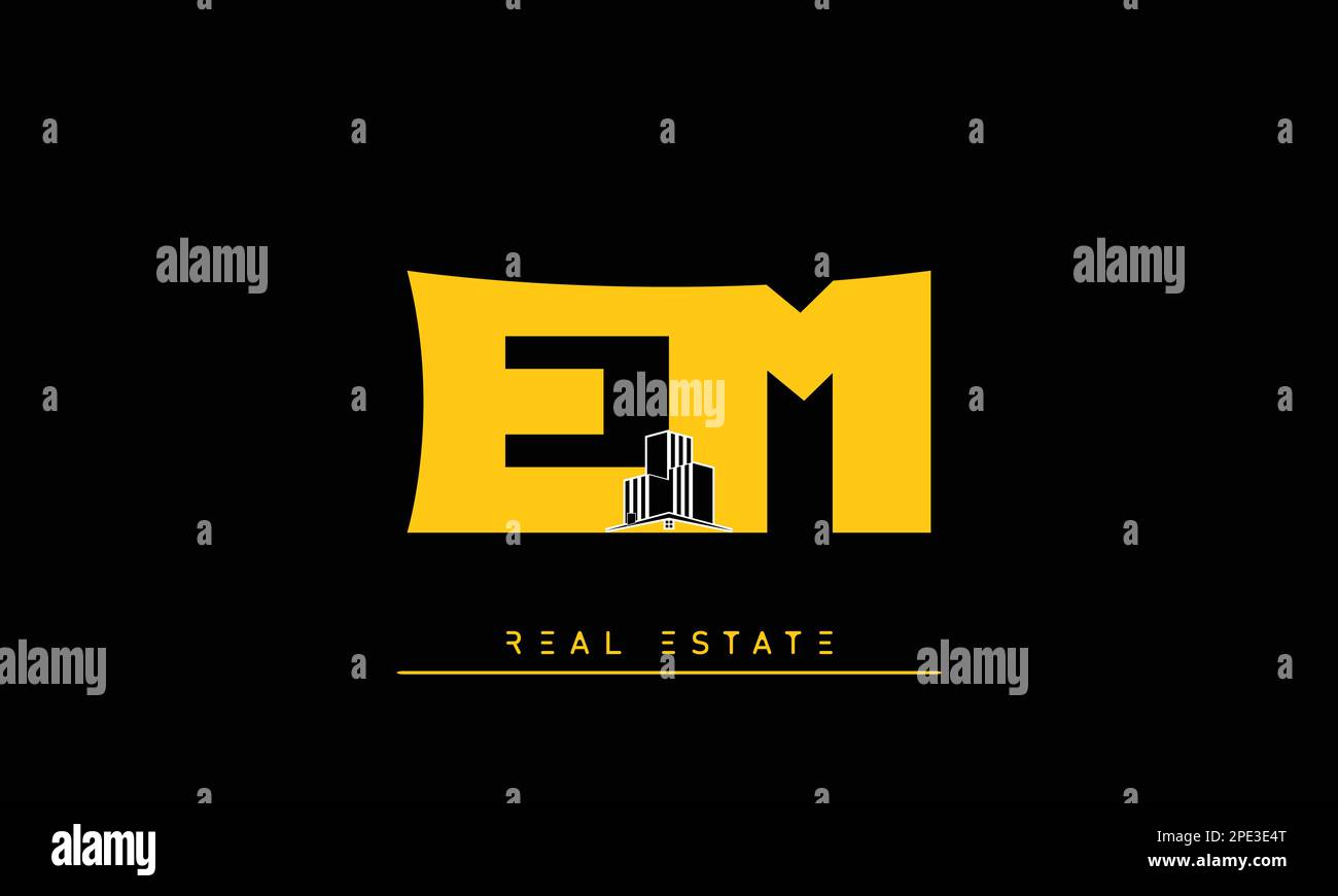 Em real estate logo hi-res stock photography and images - Alamy