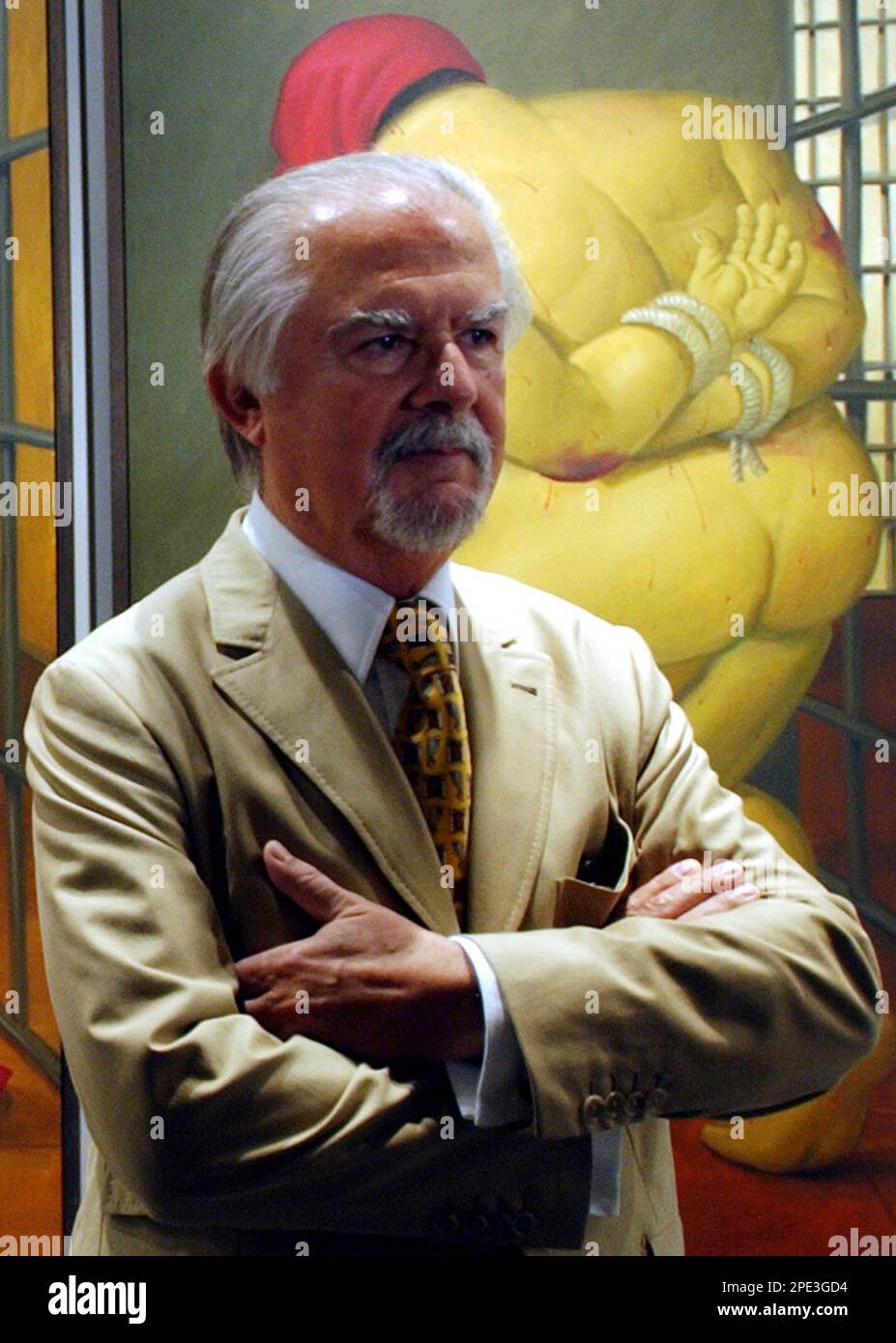 ** EDS ALTERNATIVE CROP OF GB101 ** Colombian Artist Fernando Botero ...