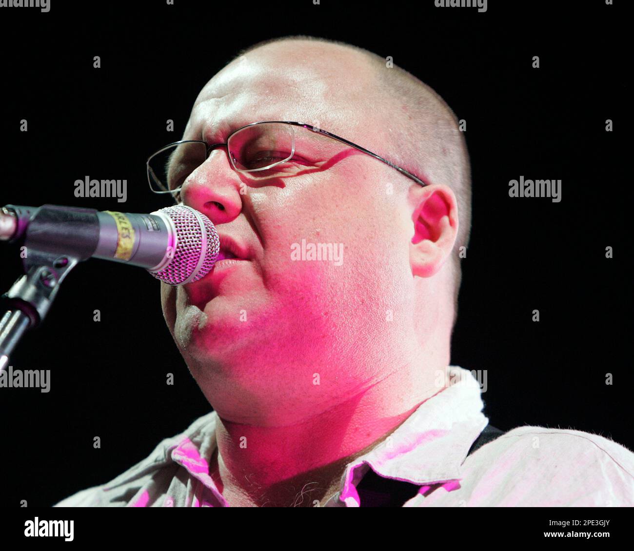 Lead vocalist and guitarist Frank Black of The Pixies performs with the ...