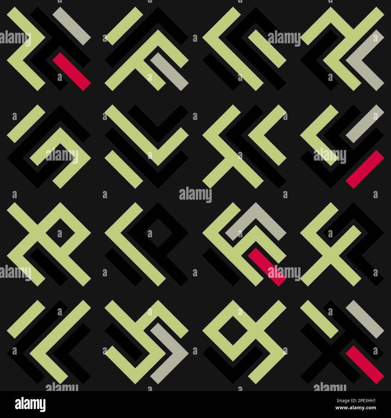 Asemic Glyph writing hieroglyph imitation generative illustration Stock ...