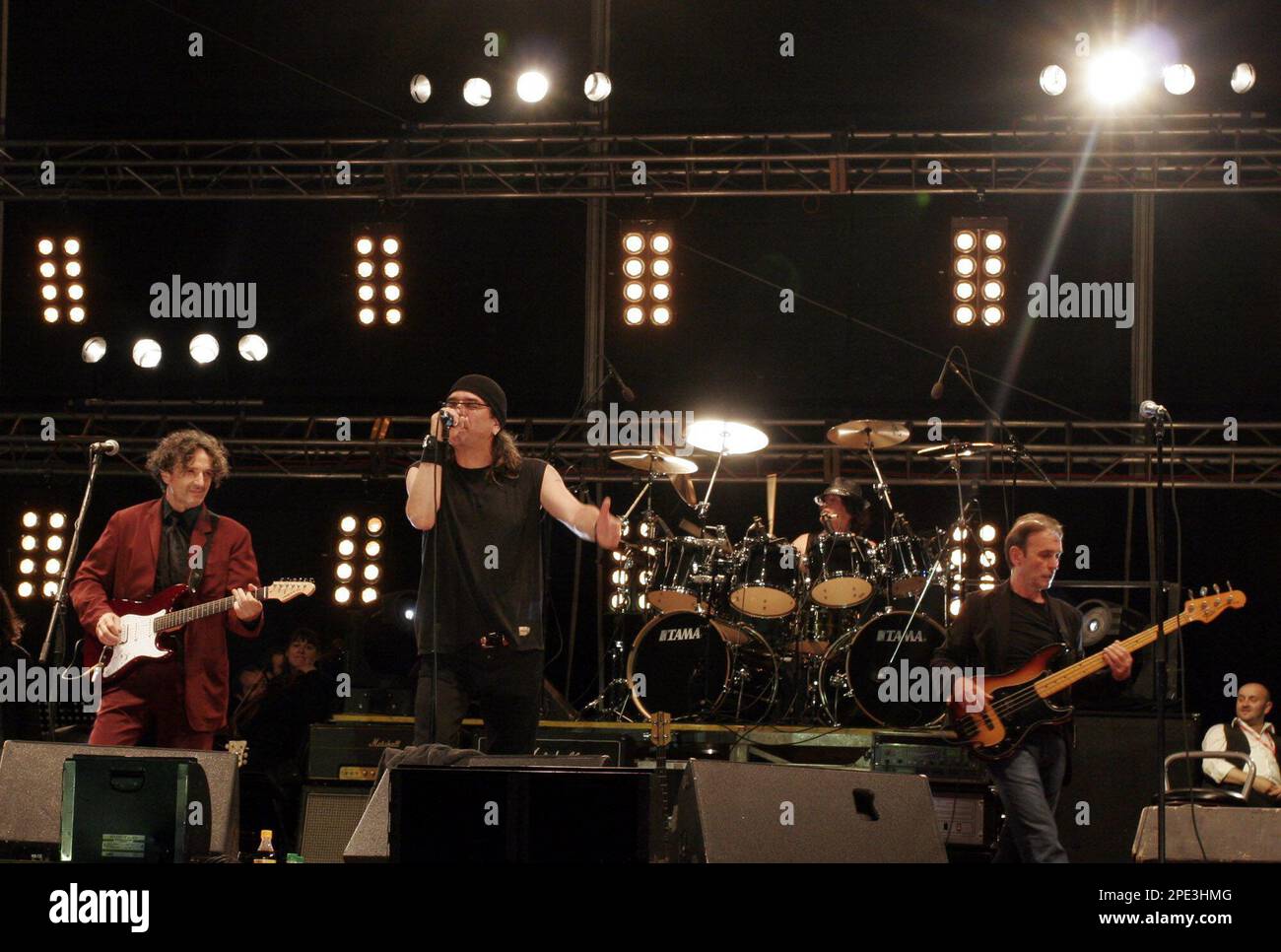 From left to right Goran Bregovic Mladen Vojicic an Milic Vukasinovic ...