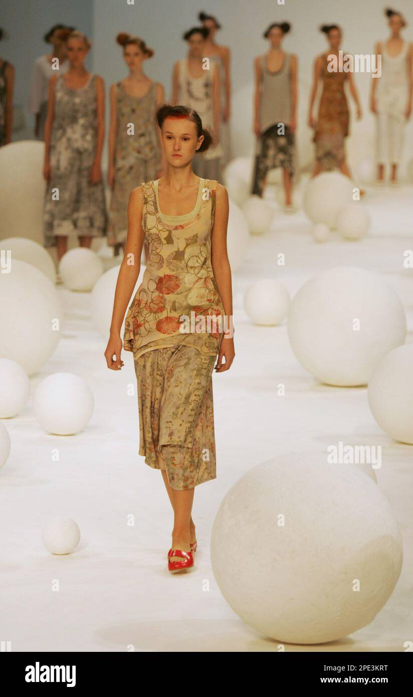 Models show the "Maria Bonita" Spring-Summer collection during the ...