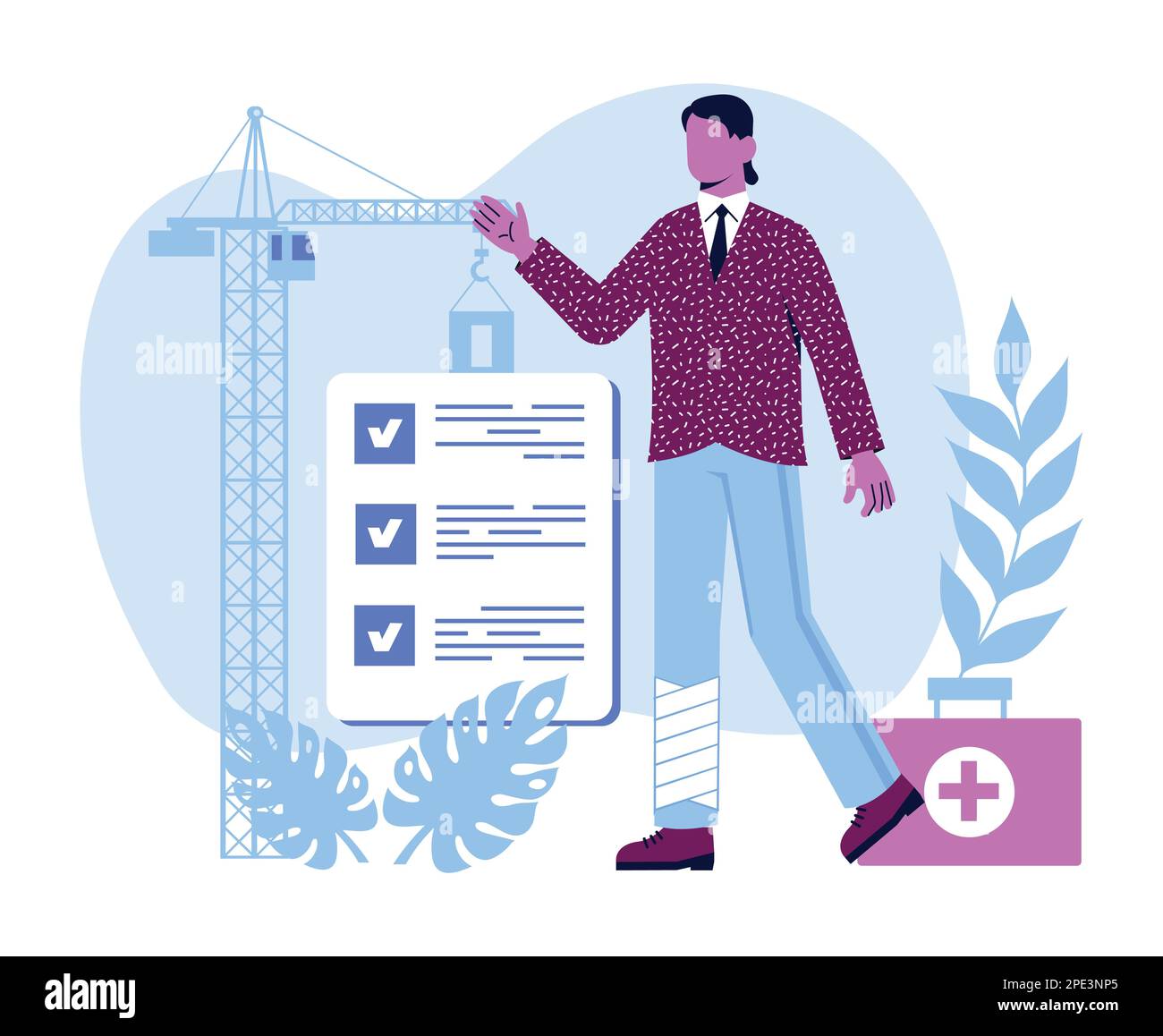 Employee health concept Stock Vector Image & Art - Alamy