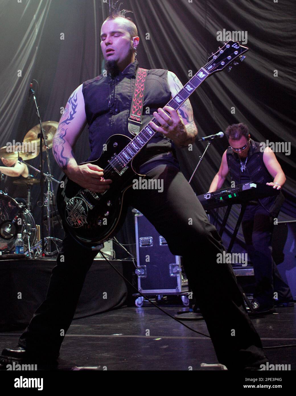 Guitarist Mike Stone, left and keyboardist and lead vocalist Geoff Tate ...