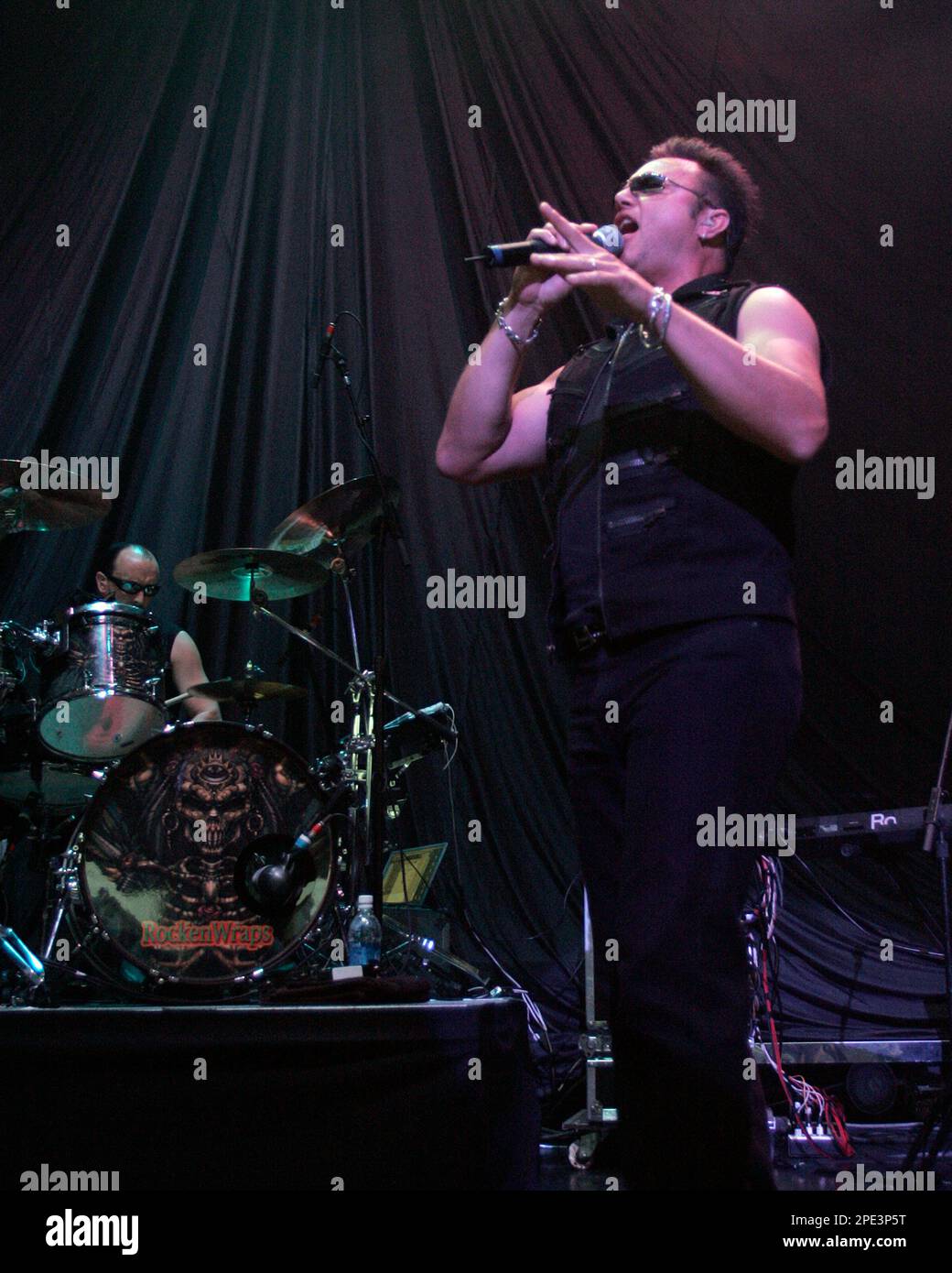 Drummer Scott Rockenfield, left, and vocalist Geoff Tate of the Seattle ...