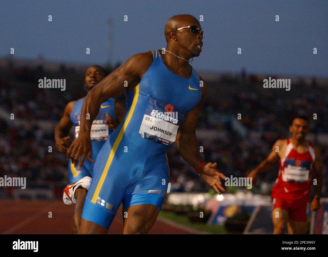 US runner JJ Johnson finishes in first place with 10.18 seconds in the ...
