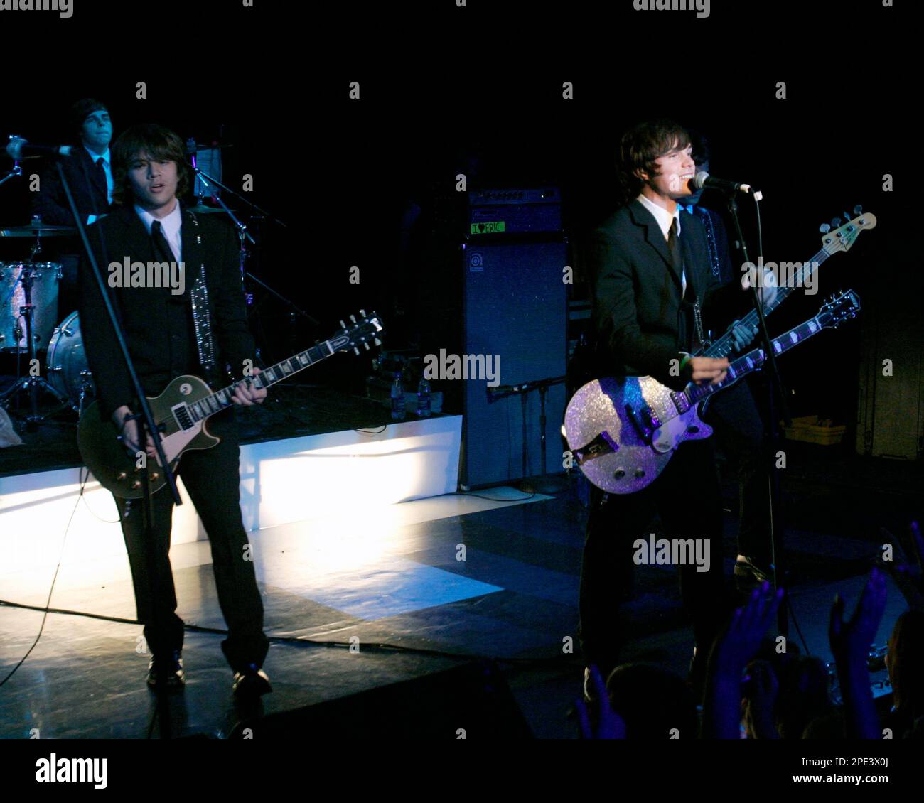 Guitarist Joe Guese, left, and lead vocalist Eric Dill of the he Boston ...