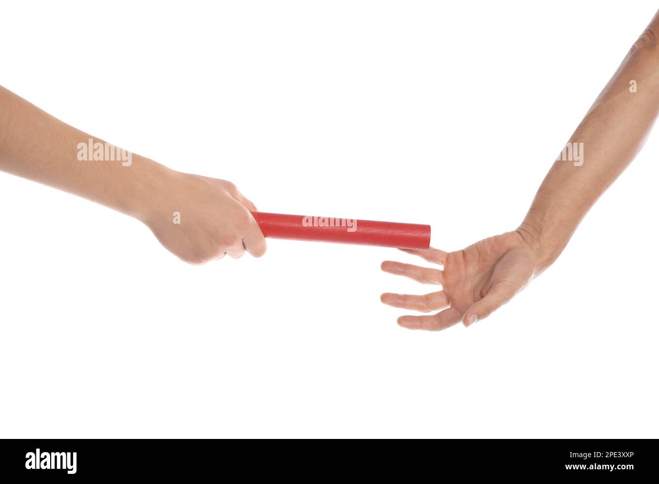 Baton handover Cut Out Stock Images & Pictures - Alamy
