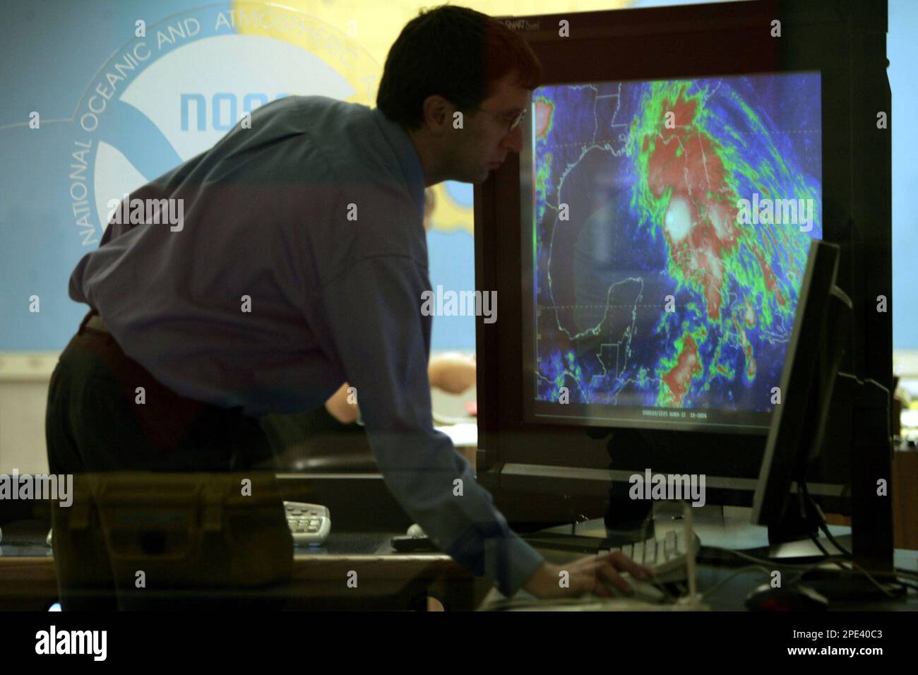 Richard Knabb, a hurricane specialist at the National Hurricane Center ...