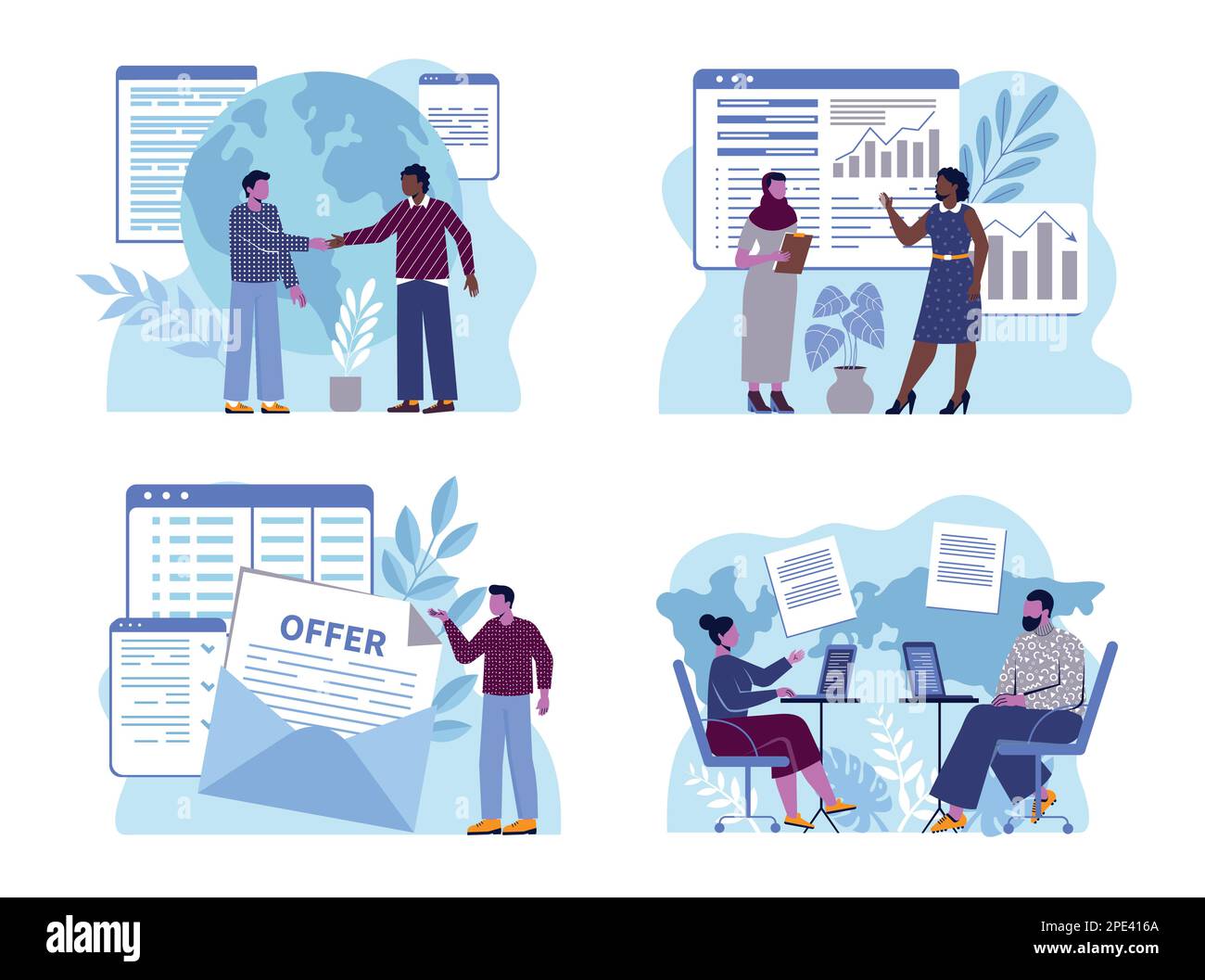 Employment mobility Stock Vector Images - Alamy