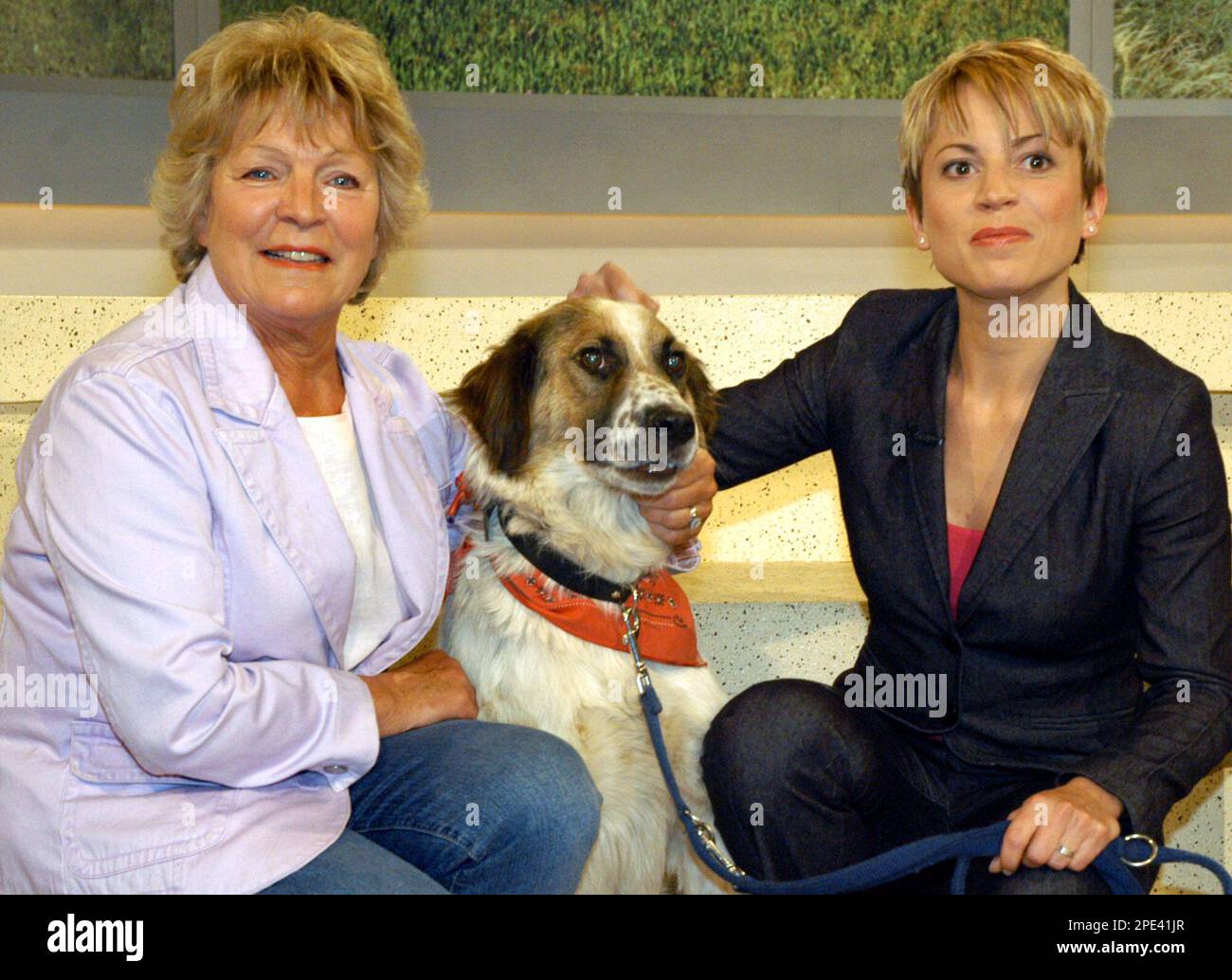 Die neue "Herrchen Gesucht"-Moderatorin Miriam Deforth, rechts, und ...