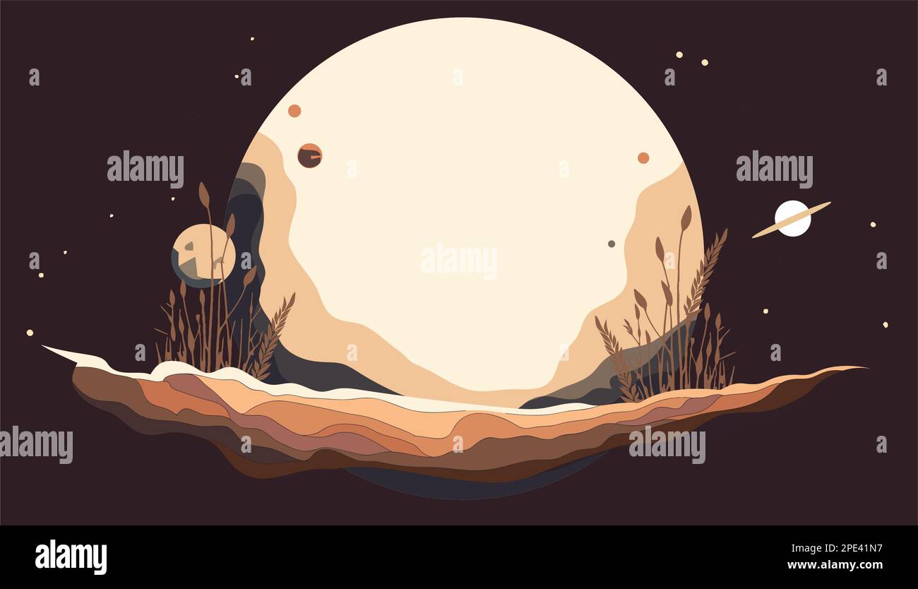 Astronaut explores space being desert planet. Astronaut space suit ...