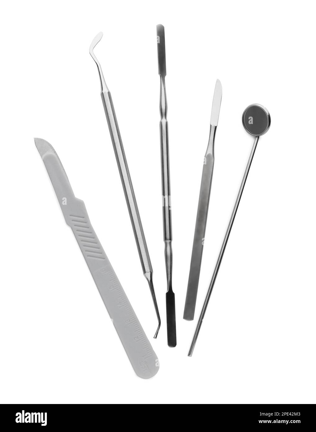 Dental tools top view Cut Out Stock Images & Pictures - Alamy