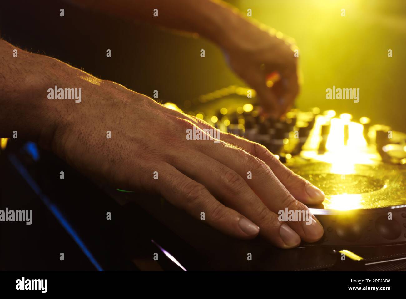 Dj setup for event hi-res stock photography and images - Alamy
