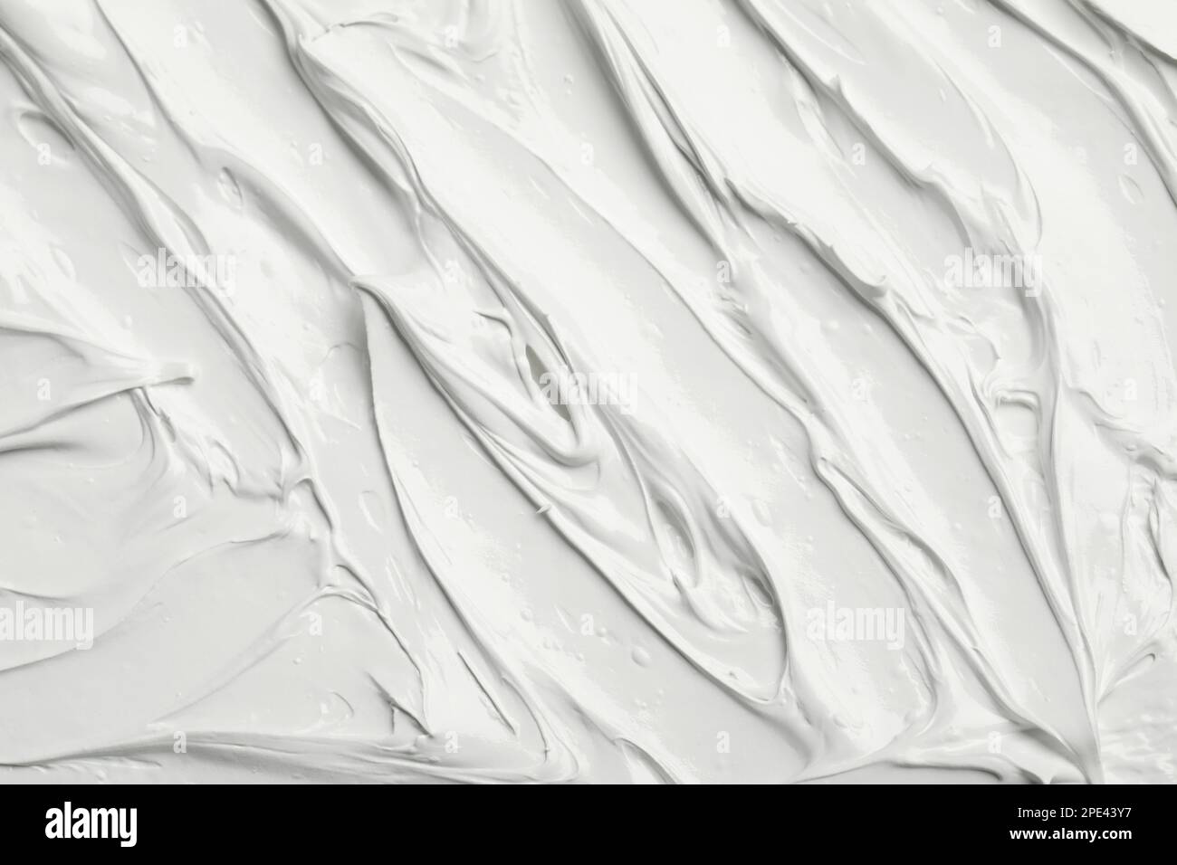 Texture of white oil paint as background, closeup Stock Photo - Alamy