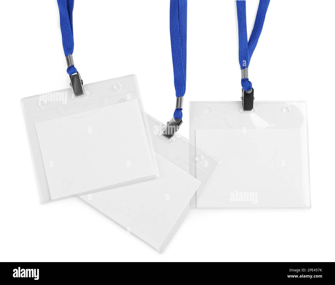Blank badges on white background. Mockup for design Stock Photo - Alamy