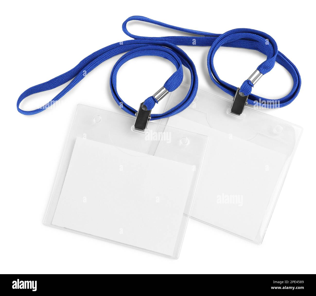 Blank badges on white background. Mockup for design Stock Photo - Alamy