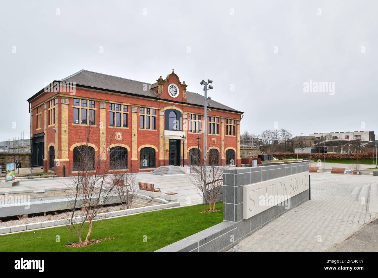 Edinburgh Scotland, UK 15 March 2023. Granton Station redevelopment ...
