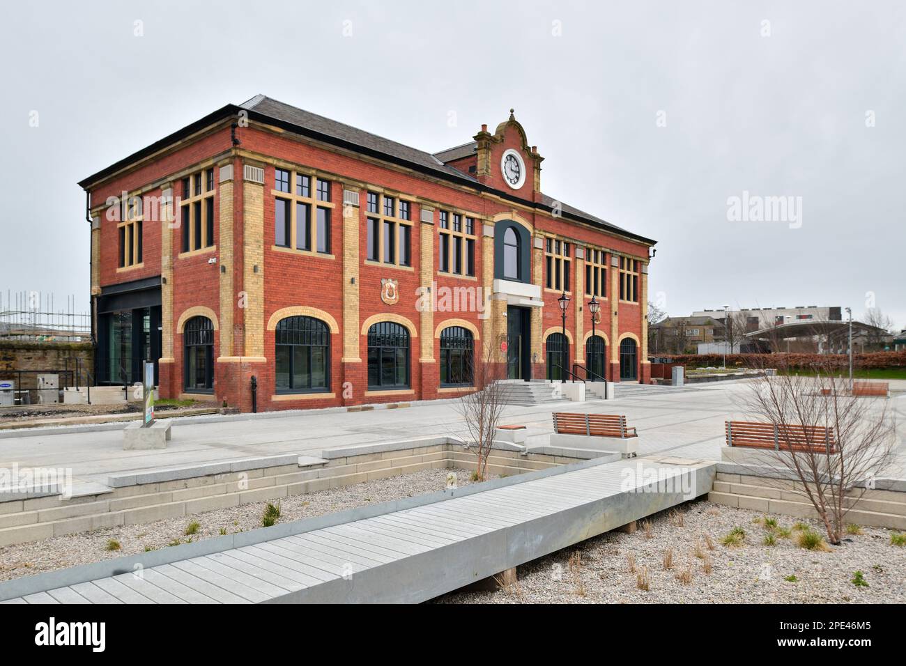 Edinburgh Scotland, UK 15 March 2023. Granton Station redevelopment ...