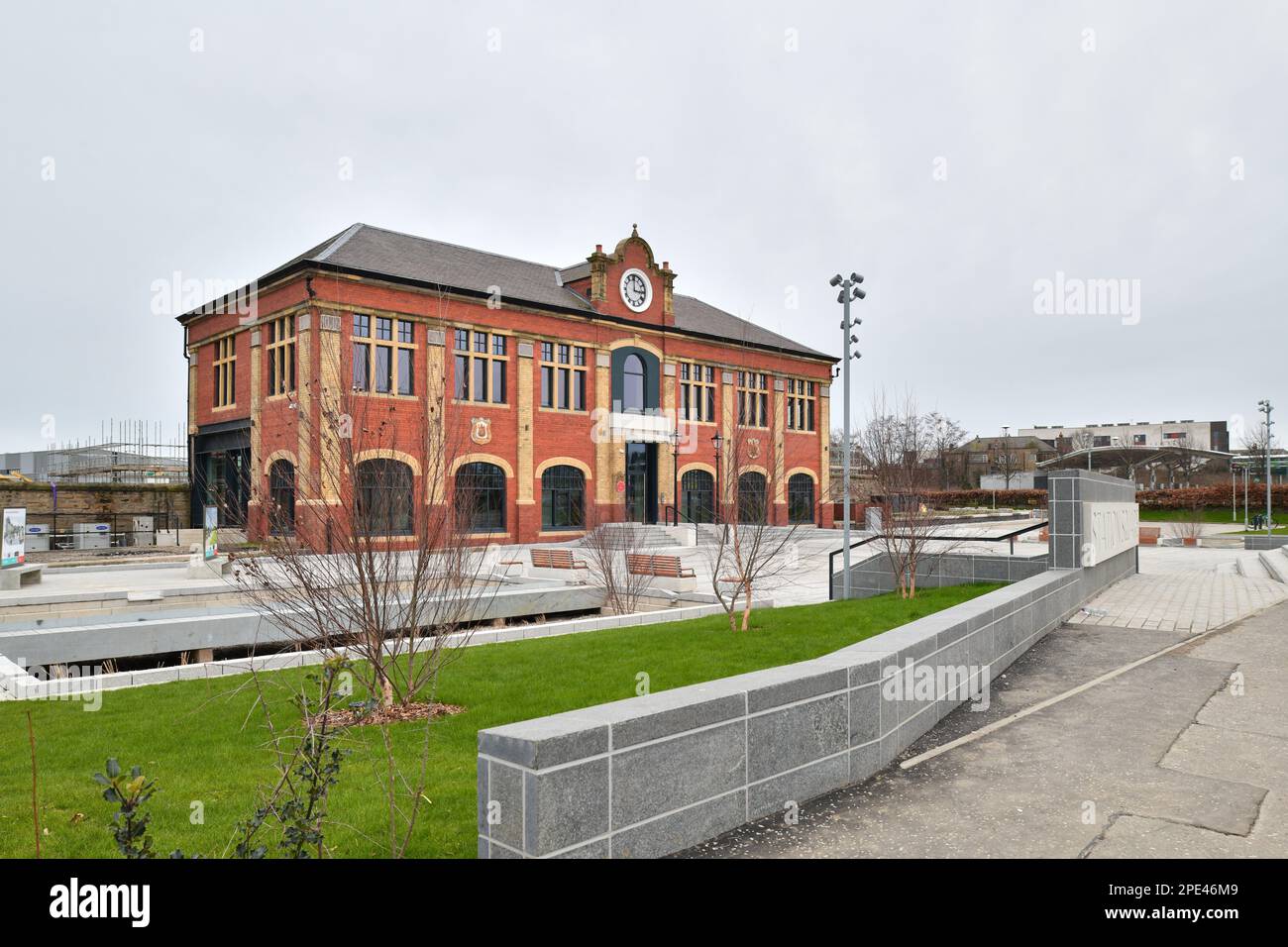 Edinburgh Scotland, UK 15 March 2023. Granton Station redevelopment ...