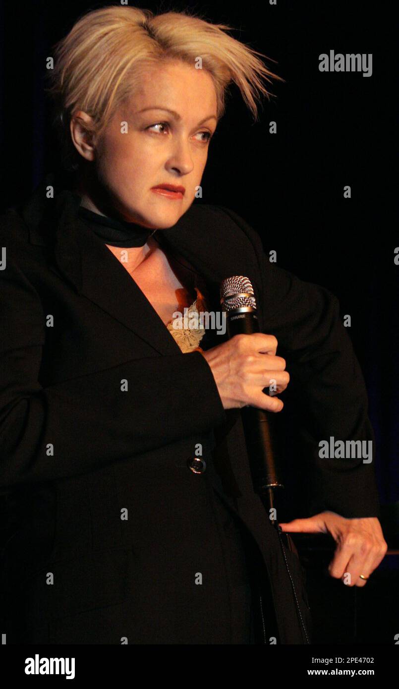 Cyndi Lauper performs at The Anne Frank Center USA's "Anne Frank 75th ...
