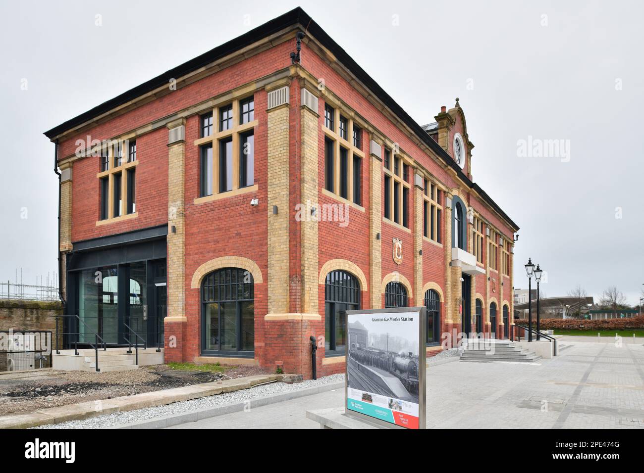 Edinburgh Scotland, UK 15 March 2023. Granton Station redevelopment ...
