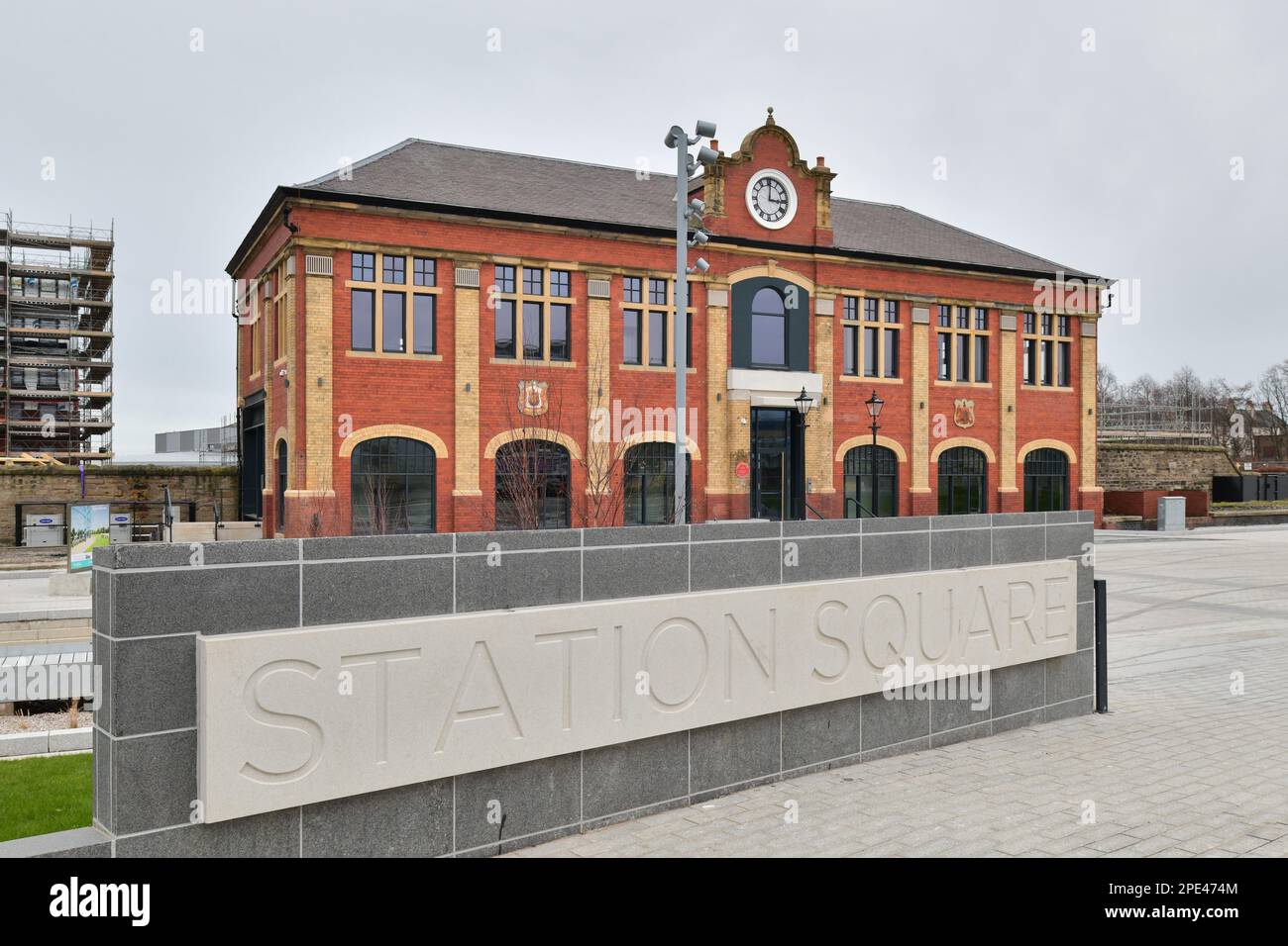 Edinburgh Scotland, UK 15 March 2023. Granton Station redevelopment ...