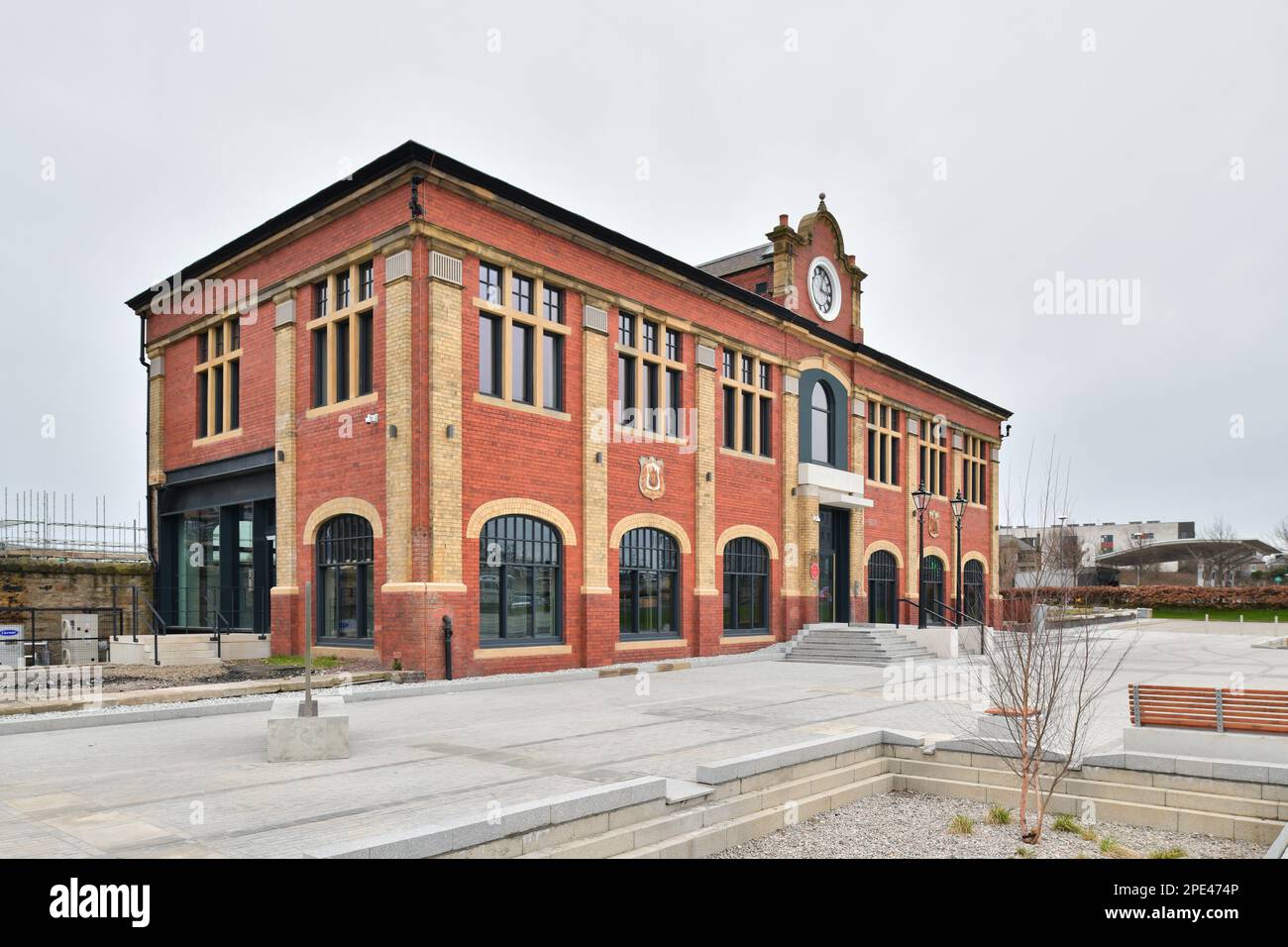 Edinburgh Scotland, UK 15 March 2023. Granton Station redevelopment ...