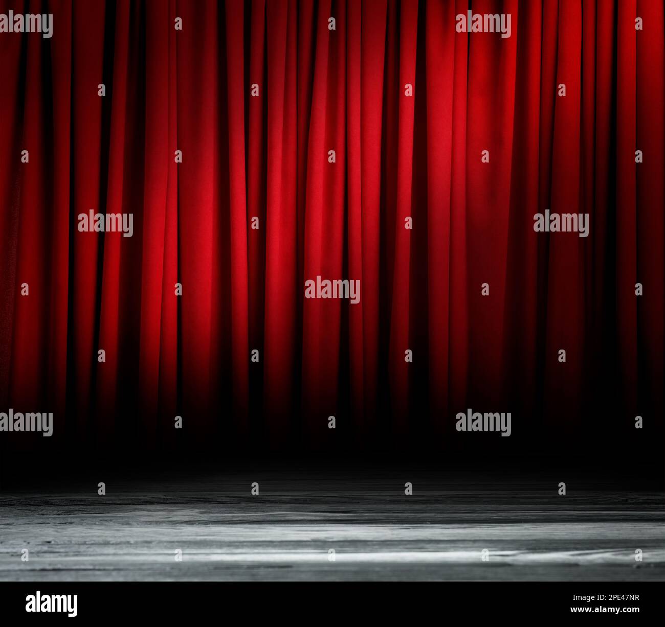 Empty Broadway Stage