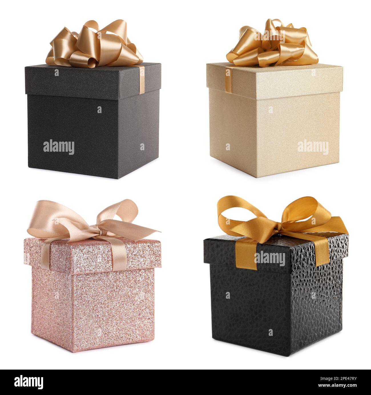Beautiful gift boxes on Cut Out Stock Images & Pictures - Alamy