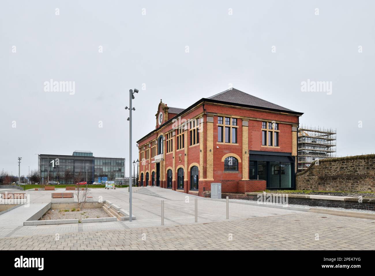 Edinburgh Scotland, UK 15 March 2023. Granton Station redevelopment ...