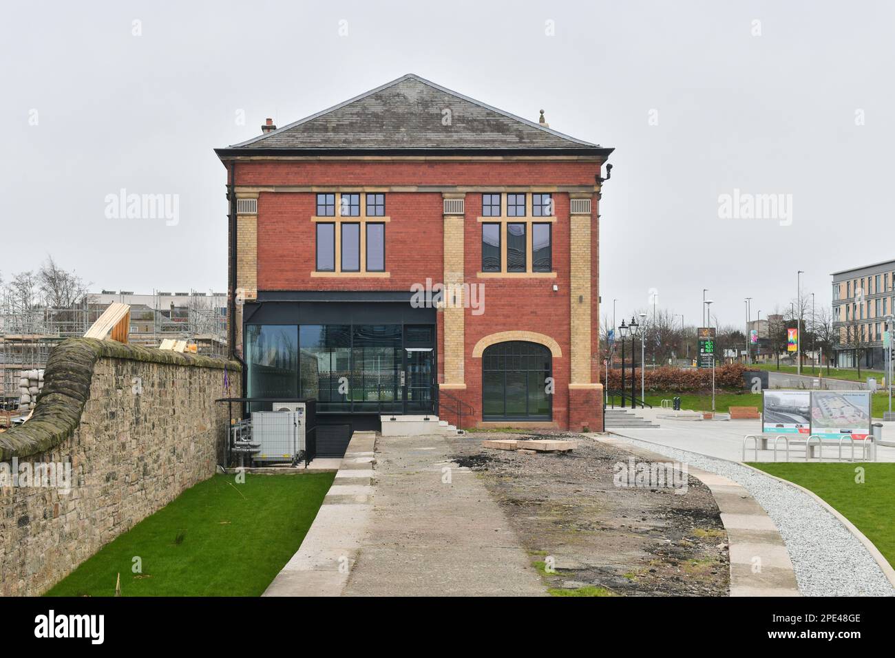 Edinburgh Scotland, UK 15 March 2023. Granton Station redevelopment ...