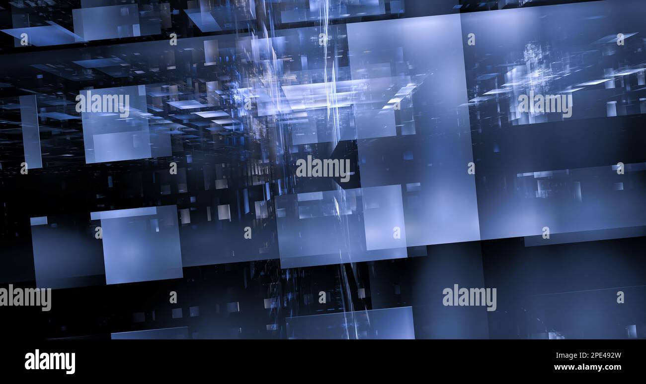 Three-dimensional 3D fractal texture. Computer generated abstract ...